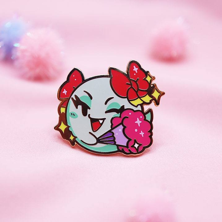 Lady Bow Enamel Pin [sassy Baddies] Mamobot