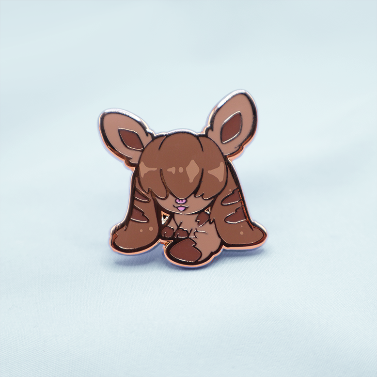 [swine] [swinub X Glaceon] [eevee Fusion] Enamel Pin Mamobot