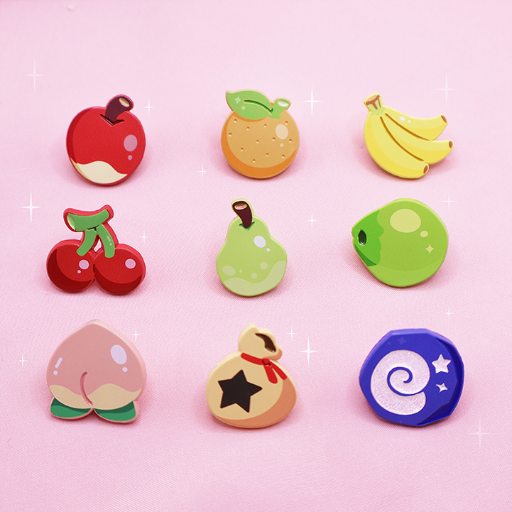 ANIMAL CROSSING MINIS [AC MALLOW] SOFT DYED ENAMEL PIN – MAMOBOT