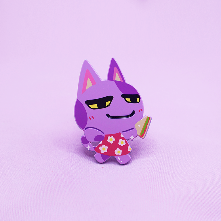 [PREORDER ] [SHIPPING LATE MARCH] BOB [AC MALLOW] SOFT DYED ENAMEL PIN ...