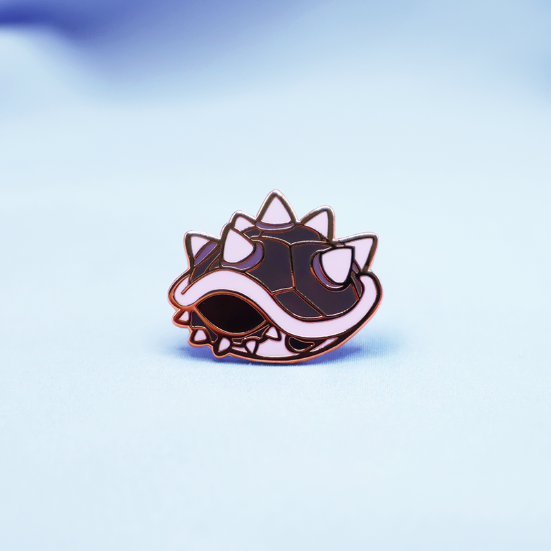 DRY BONES BOWSER SHELL GOLD ENAMEL PIN [MARIO MINI] – MAMOBOT