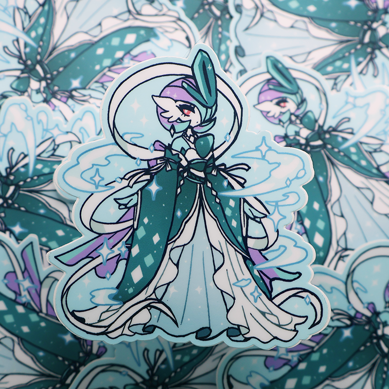 [VINYL STICKER] [SUICUNE] HAUNT COUTURE FASHION GARDEVOIR WAVE 3 – MAMOBOT