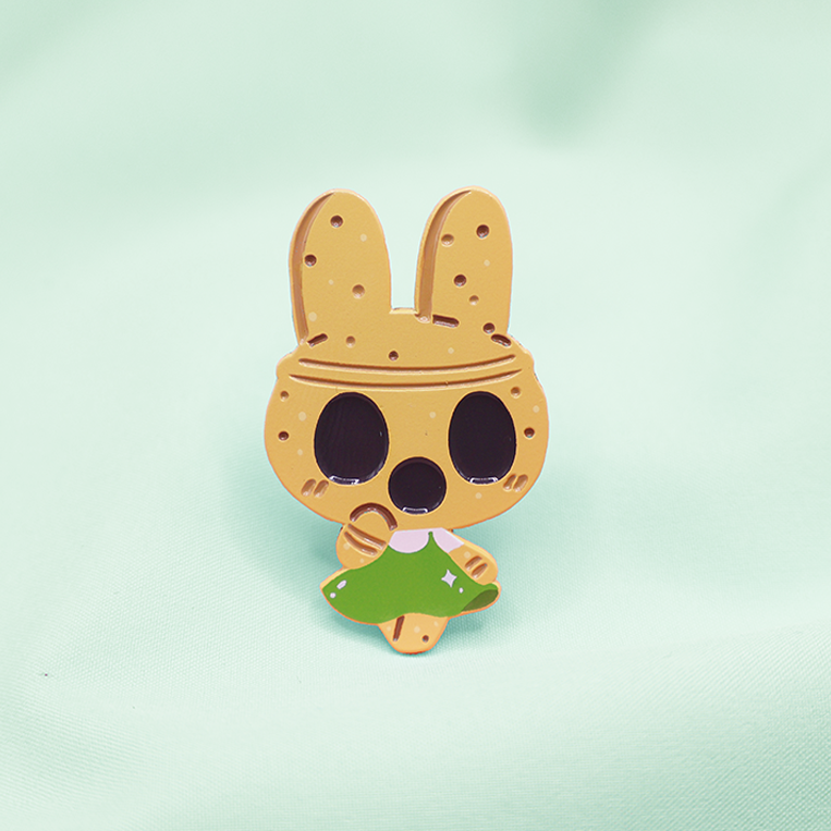 COCO [AC MALLOW] SOFT DYED ENAMEL PIN – MAMOBOT