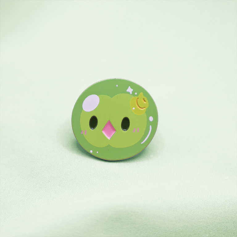 SOLOSIS [POKEMALLOW] SOFT DYED ENAMEL PIN – MAMOBOT