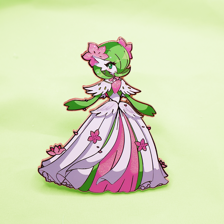 [SHAYMIN] FASHION GARDEVOIR ENAMEL PIN – MAMOBOT