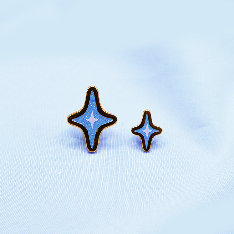 [BLUE] GLITTER SPARKLES [FILLER PIN] – MAMOBOT