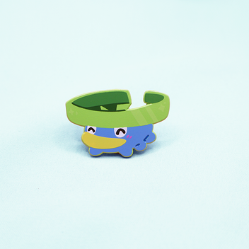 LOTAD [HAPPY] [POKEMALLOW] SOFT DYED ENAMEL PIN – MAMOBOT