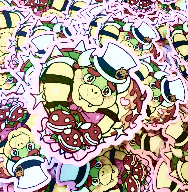 BOWSER'S PROPOSAL VINYL STICKER – MAMOBOT