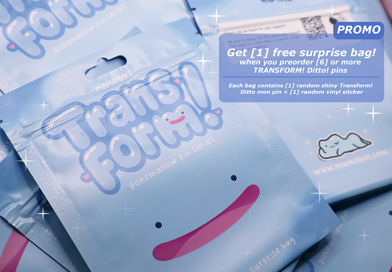 [PREORDER] [DRAGONITE ][GLITTER WING] DITTO [TRANSFORM!] [POKEMALLOW ...