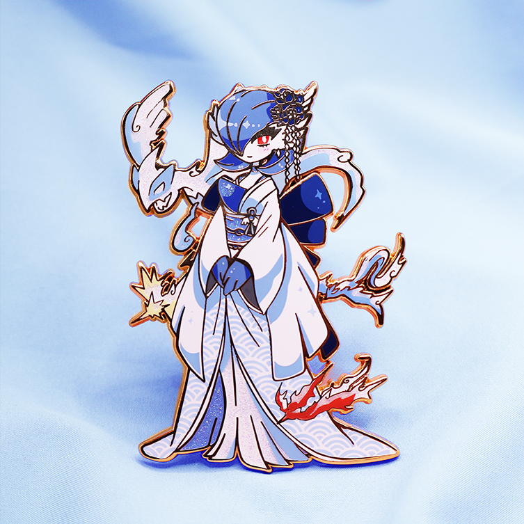 [LUGIA] GARDEVOIR [FASHION GARDEVOIR] ENAMEL PIN – MAMOBOT