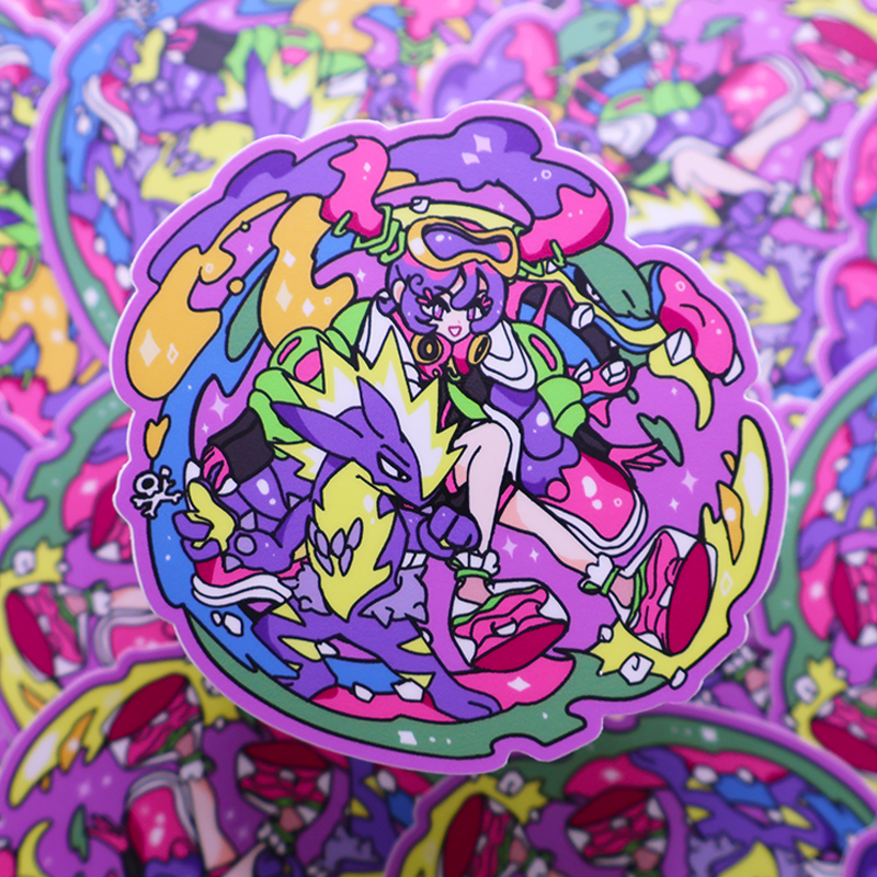 [VINYL STICKER] [POISON TYPE] PROJECT VOLTAGE MIKU – MAMOBOT