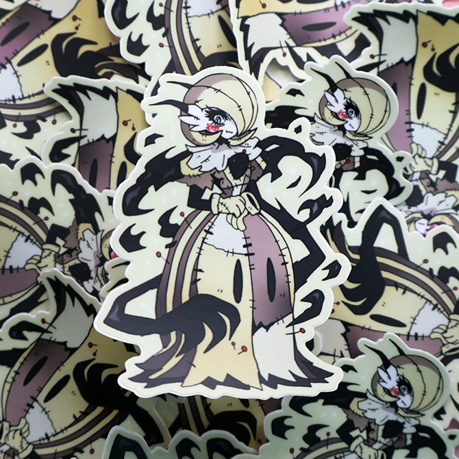 [VINYL STICKER] [MIMIKYU] HAUNT COUTURE FASHION GARDEVOIR WAVE 2 – MAMOBOT