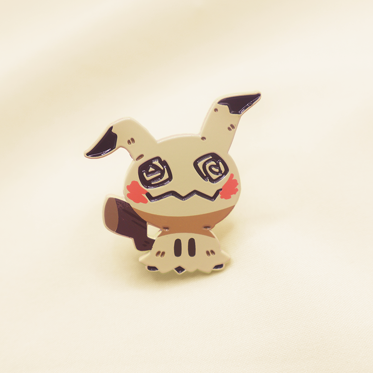 MIMIKYU [STARE] [POKEMALLOW] SOFT DYED ENAMEL PIN – MAMOBOT