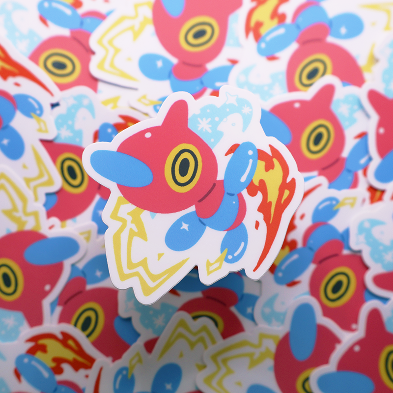 [VINYL STICKER] POKEMALLOW PORYGON Z STICKER – MAMOBOT