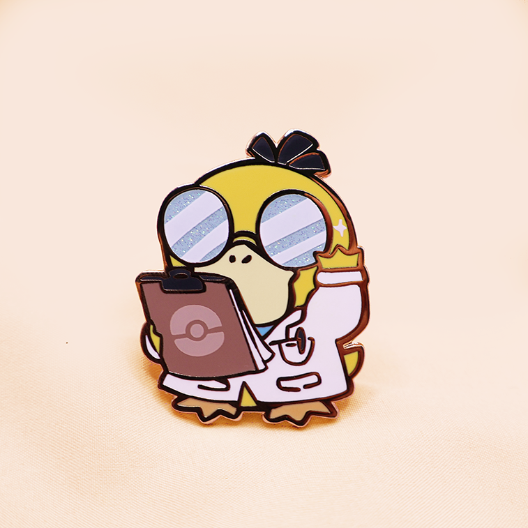 DR. PSYDUCK [POKELAB BUDDIES] ENAMEL PIN – MAMOBOT