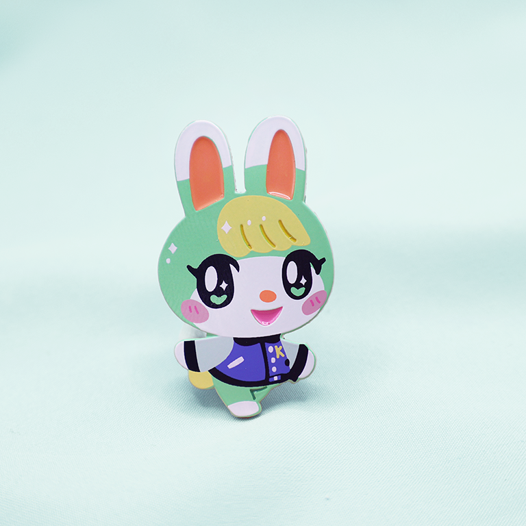 SASHA [AC MALLOW] SOFT DYED ENAMEL PIN – MAMOBOT