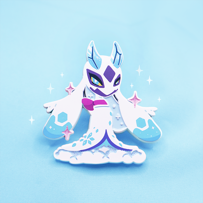 [~SHINY] MEGA FROSLASS [MEGA EVOLUTION] [POKEMALLOW] SOFT DYED ENAMEL ...