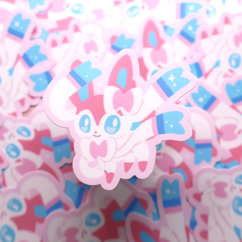 [VINYL STICKER] POKEMALLOW SYLVEON STICKER – MAMOBOT