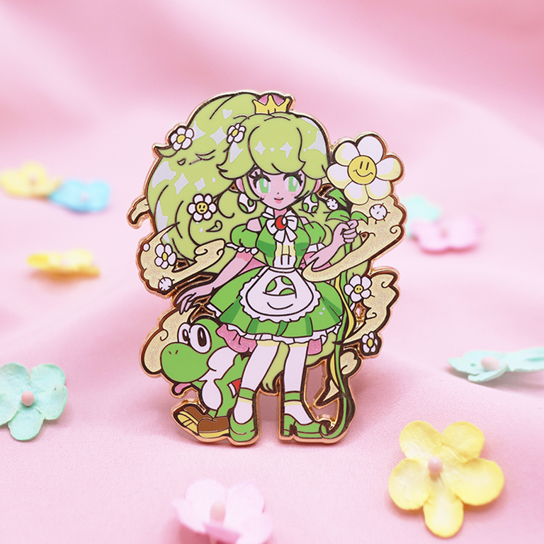 YOSHIETTE ENAMEL PIN – MAMOBOT