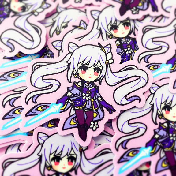 GENSHIN GUARDIANS - KEQING VINYL STICKER – MAMOBOT