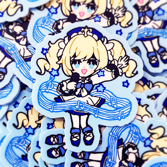 GENSHIN GUARDIANS - BARBARA VINYL STICKER – MAMOBOT