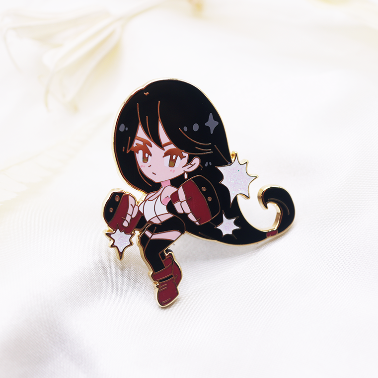FF TIFA ENAMEL PIN – MAMOBOT